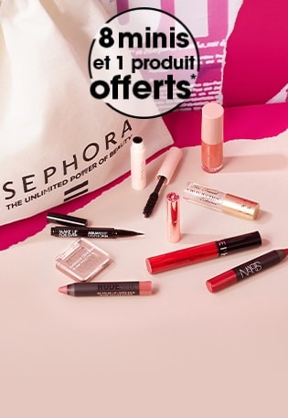 Sephora Box Rentrée 2022 : 9 mini produits offerts dès 120